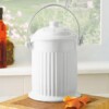 Ceramic Kitchen Compost Crock (1gal) | Planet Natural